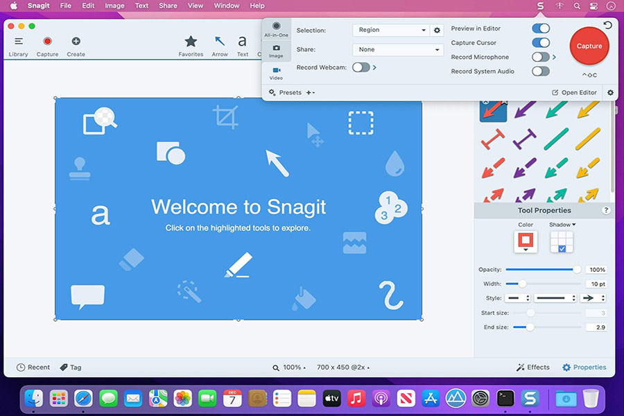 Free Download Snagit 2024 MacOS – Screen capture and recording application